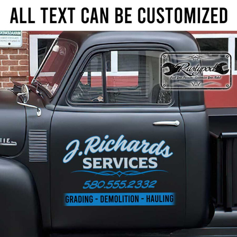 personalized pinstriping sign company lettering vehicle lettering ...