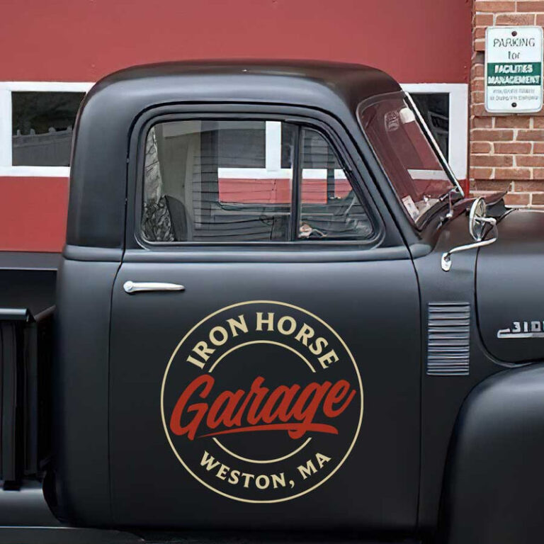 personalized repair service lettering decal hot rod lettering decal ...