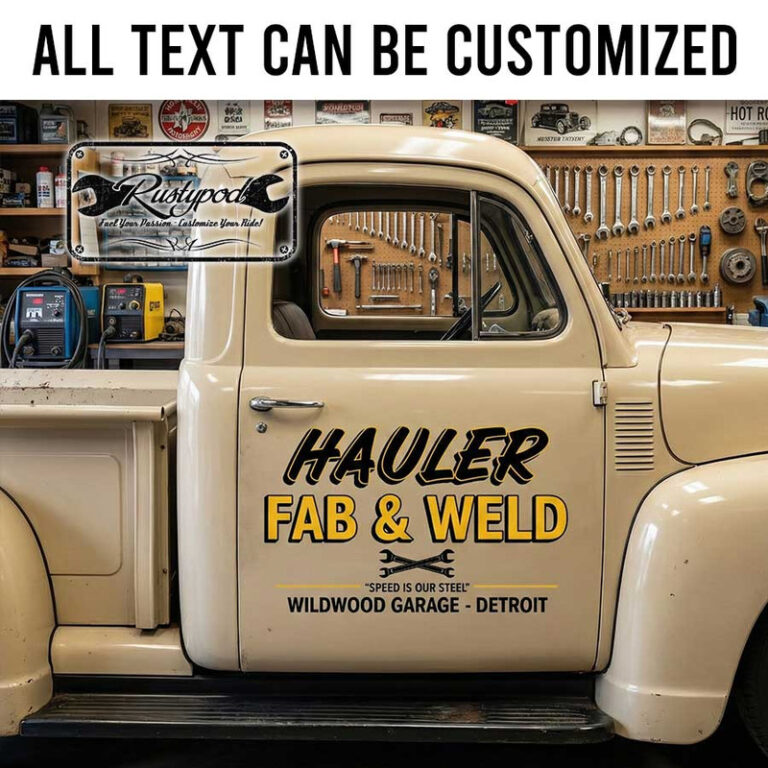 personalized fabrication and welding garage sign hot rod garage ...